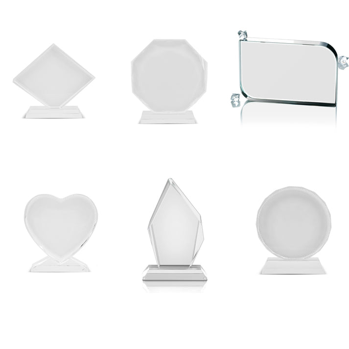 Sublimation Blank Crystal Stand in different shapes – SP Sublimation